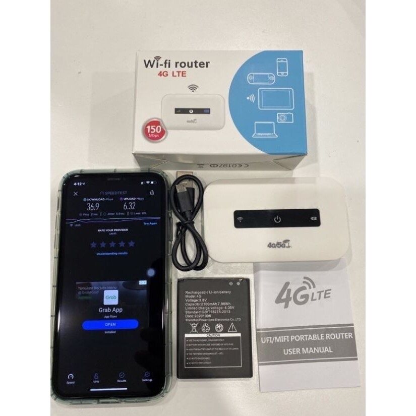 4G D6 Full-Band 4เราเตอร์ GWIFI โมเด็มมือถือเครือข่ายฮอตสปอตรถ Mini Hotspot แบตเตอรี่ขนาดใหญ่ ...