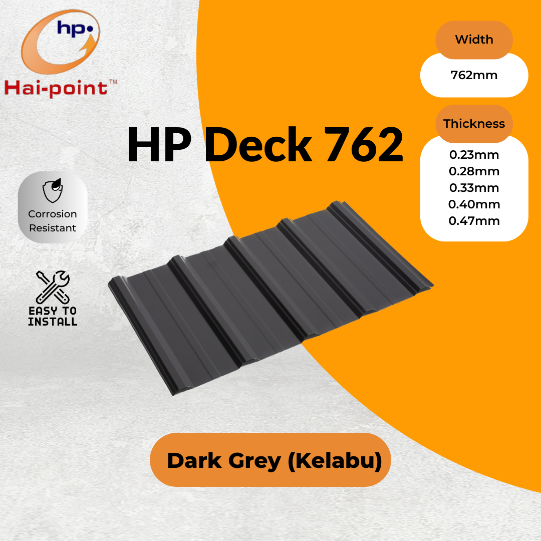 Hai Point HP Metal Deck 762 Metal Roofing Atap Rumah Atap Genting Rumah ...