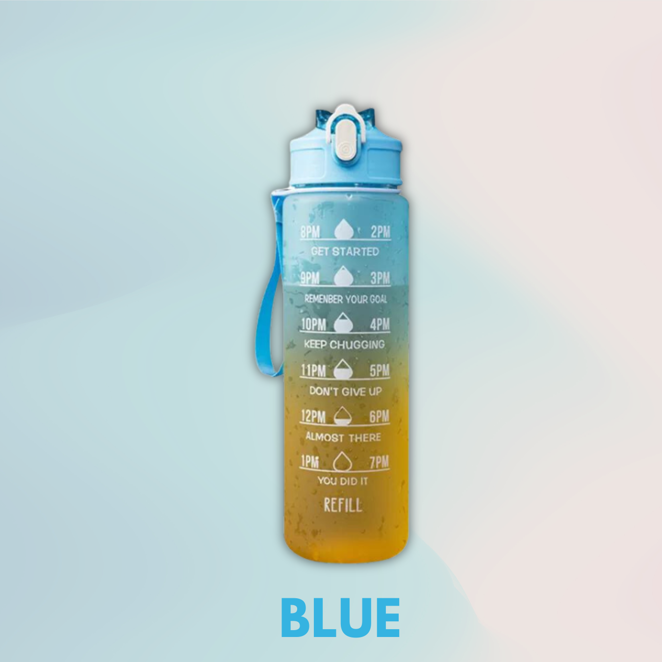 Z-Gadget⚡900ml Water Bottle Gradient Design Botol Air Cute Portable ...