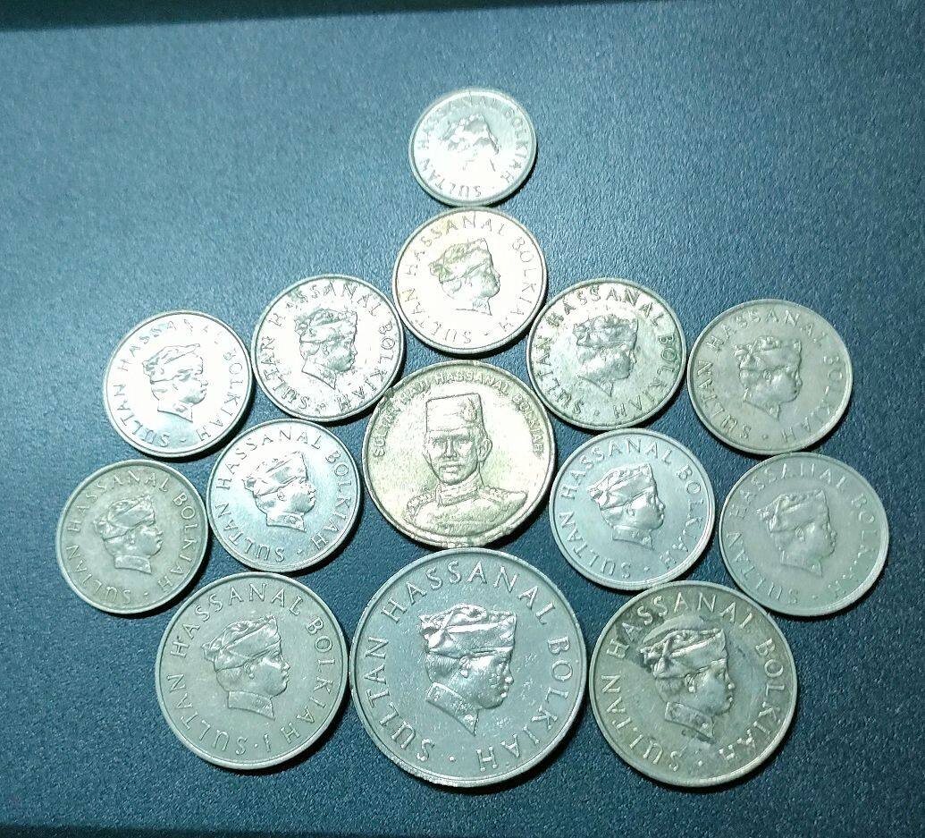 Vintage Brunei A Set Of Coins 1970s -1990s( 14 Coins ) | Lazada