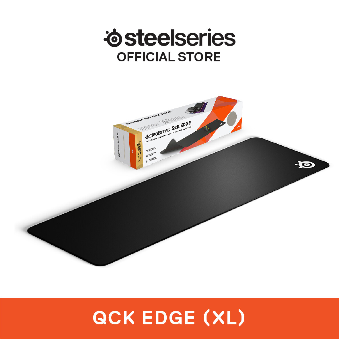 SteelSeries QcK Edge XL Gaming Mouse Pad 900mm x 300mm x 2mm Micro ...