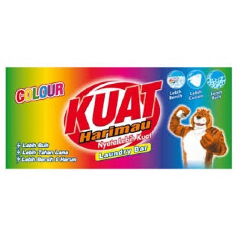 Kuat Harimau Sabun Buku Flora / Colour Laundry Bar Soap 1 Piece x 150g ...