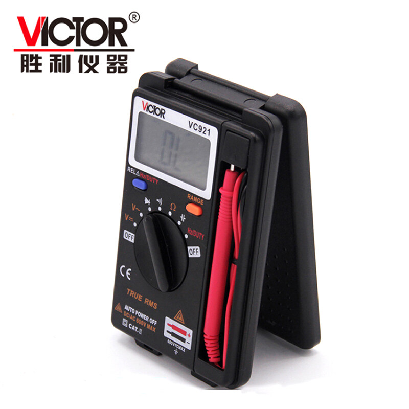 VICTOR Handheld VC921 Digital Multitester TRUE RMS Electrical Pocket ...