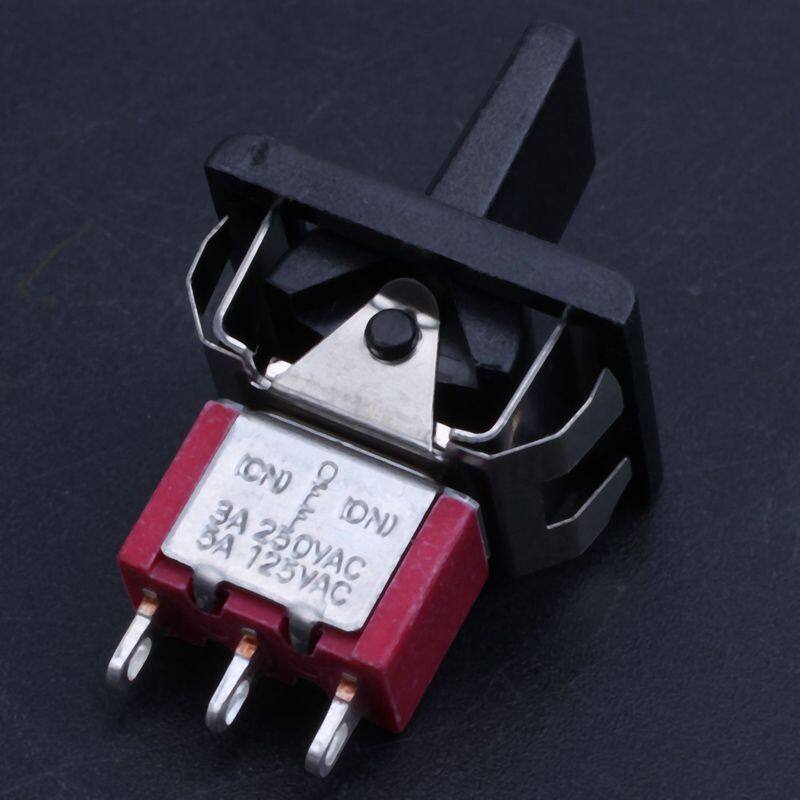 AC 250V/3A 125V/5A Momentary SPDT 3 Positions Toggle Switch T80-R ...