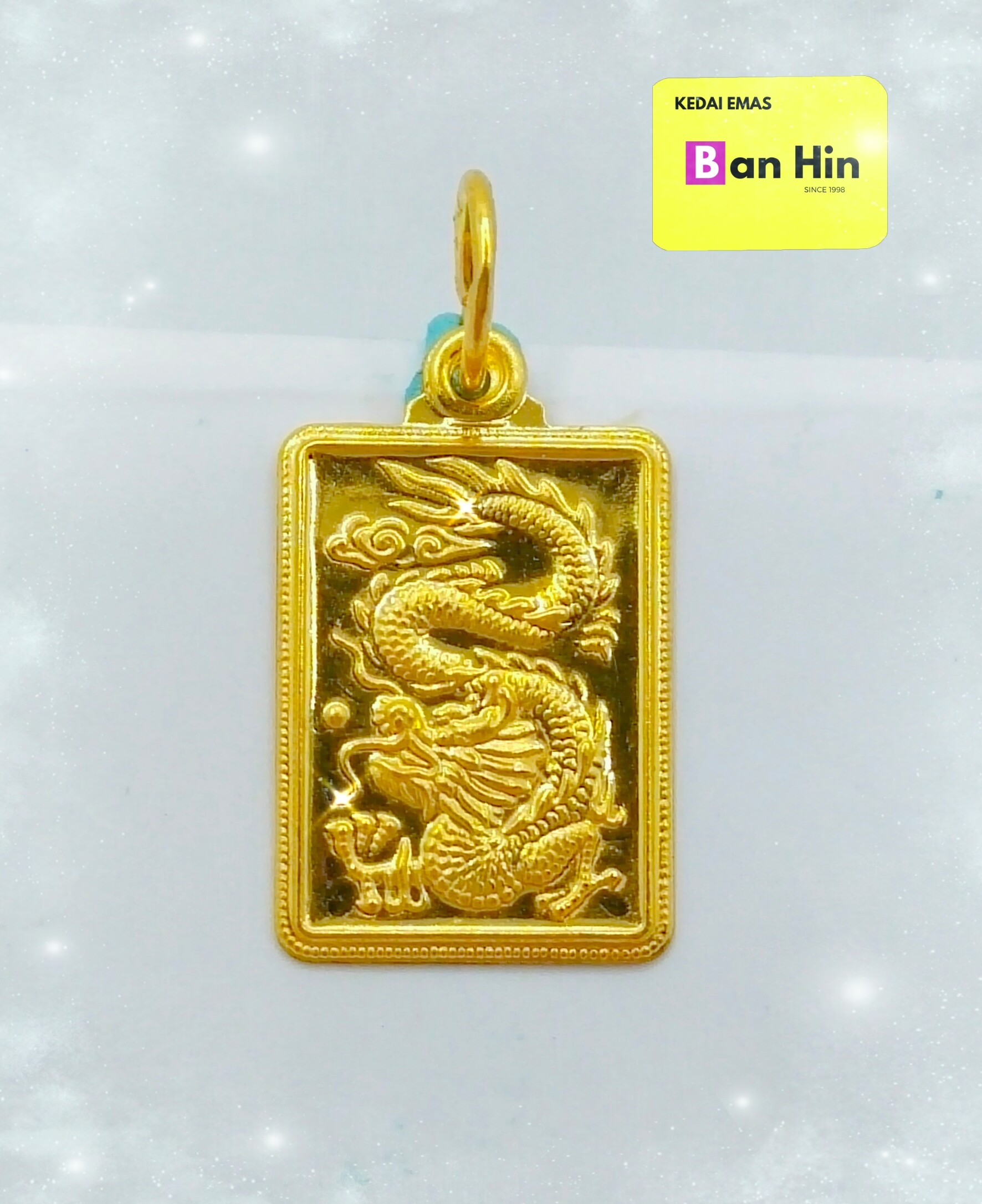 916 GOLD DRAGON PENDANTS/LOKET NAGA EMAS 916-10NHK12 | Lazada