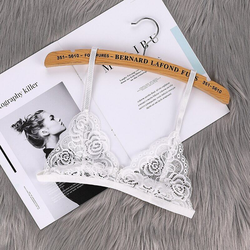 ELES Push Up Bra สำหรับชุดชั้นในสตรีเซ็กซี่ลูกไม้ Unlined Brassiere ...