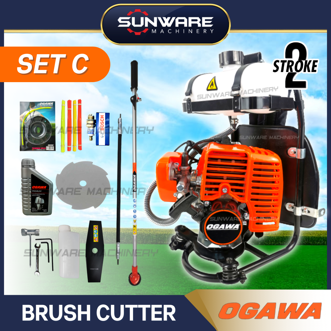 OGAWA BG328AK BG328 Backpack Brush Cutter Grass Trimmer Mesin Rumput ...