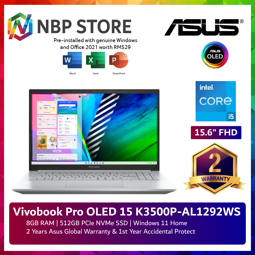 ASUS Vivobook Pro 15 OLED K3500 Price in Malaysia & Specs - RM3079 ...