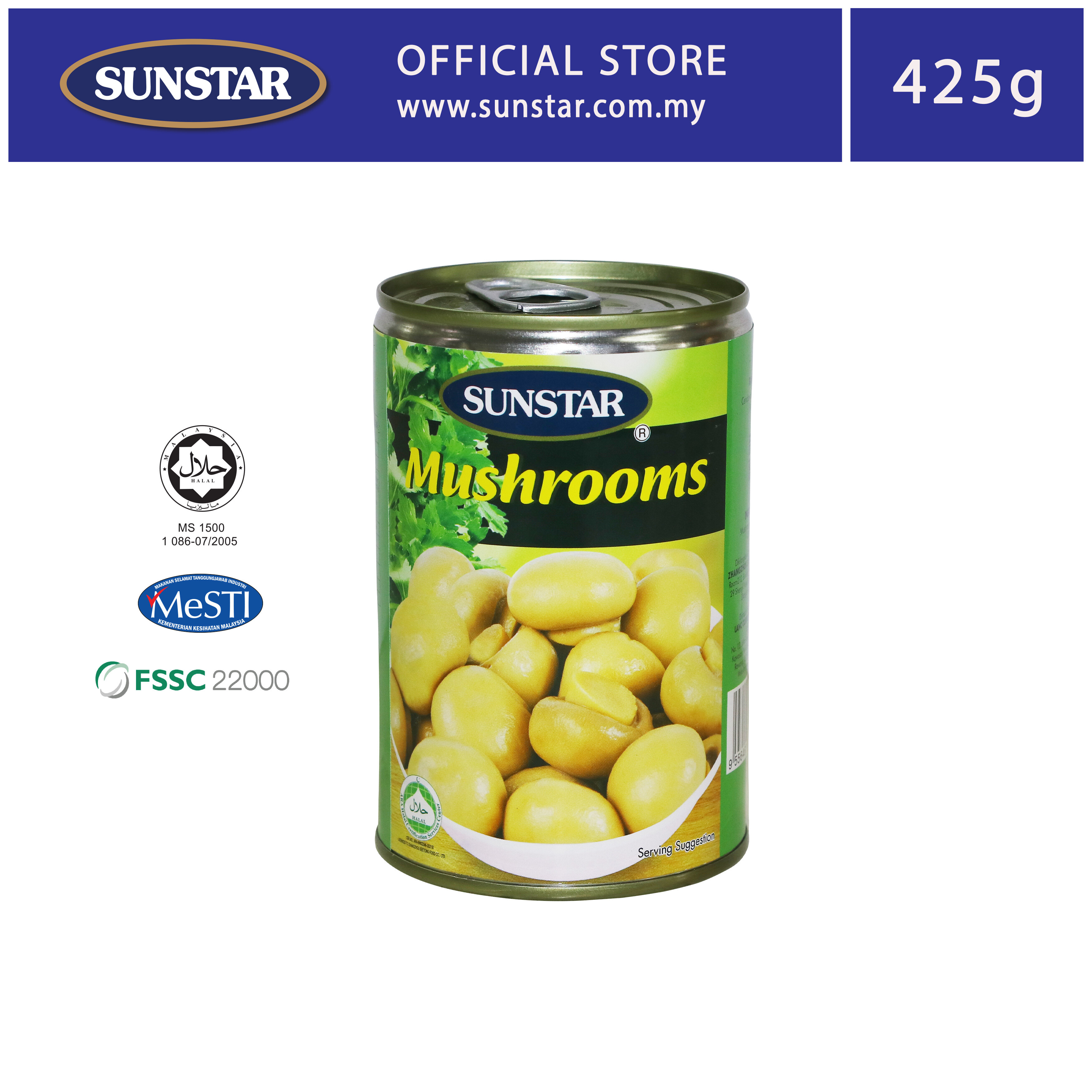 SUNSTAR Mushrooms / Cendawan 425g | Lazada