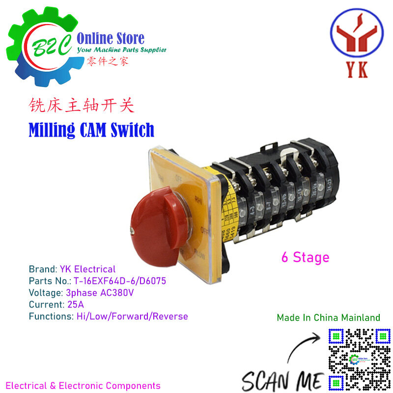 CAM Switch Milling Machine Spare Parts 6 Stage 8 Position Rotary ...
