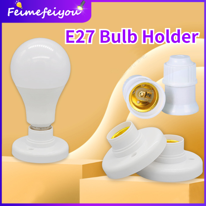e27 led bulb lamp Holder with US plug switch E27 Screw light bulb LED ...