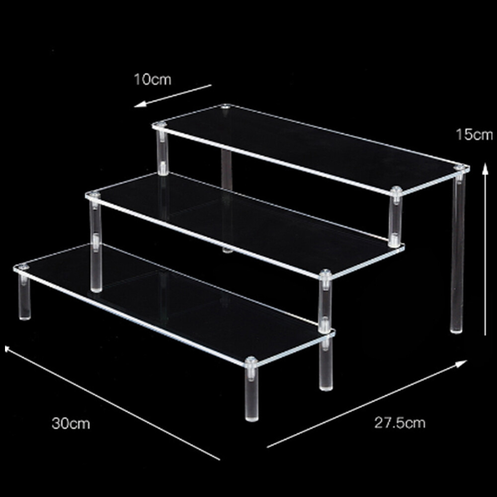 Figurine Acrylic Display Stand Mini Doll Storage Figure Display Rack ...