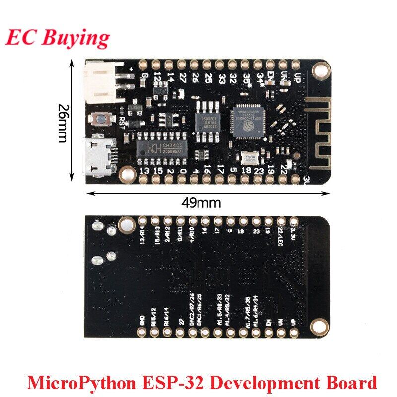 MicroPython ESP32 ESP-32 Development Board V1.0.0 Rev1 Wifi BLE CH340G ...