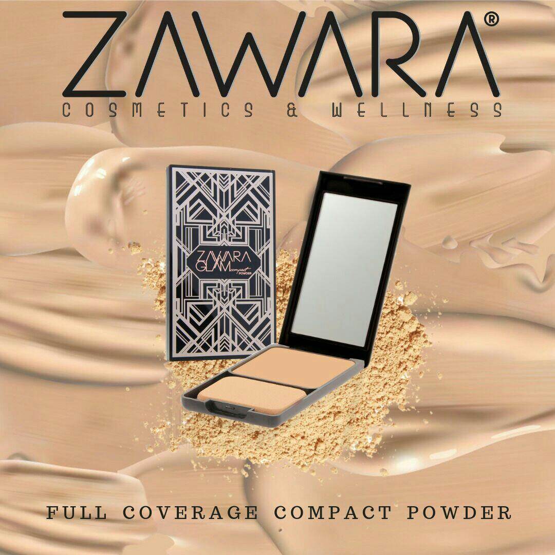 Full coverage compact powder by ZAWARA | Lazada