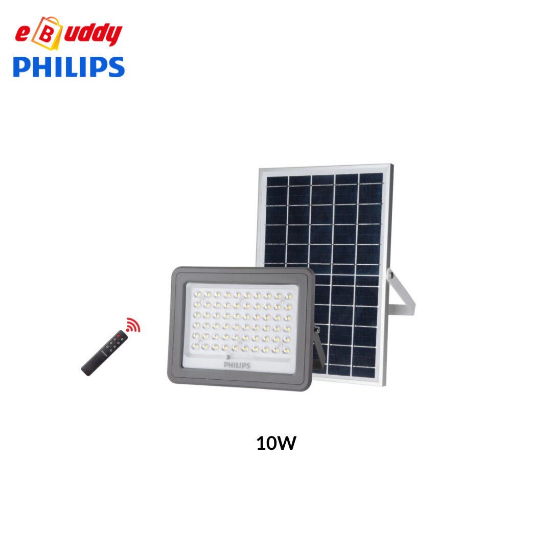 PHILIPS LED Solar Flood Light | IP65 Weatherproof Lampu Solar | Outdoor ...