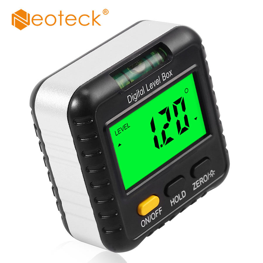 Neoteck Small Digital Level Box Protractor Angle Finder Level Gauge ...