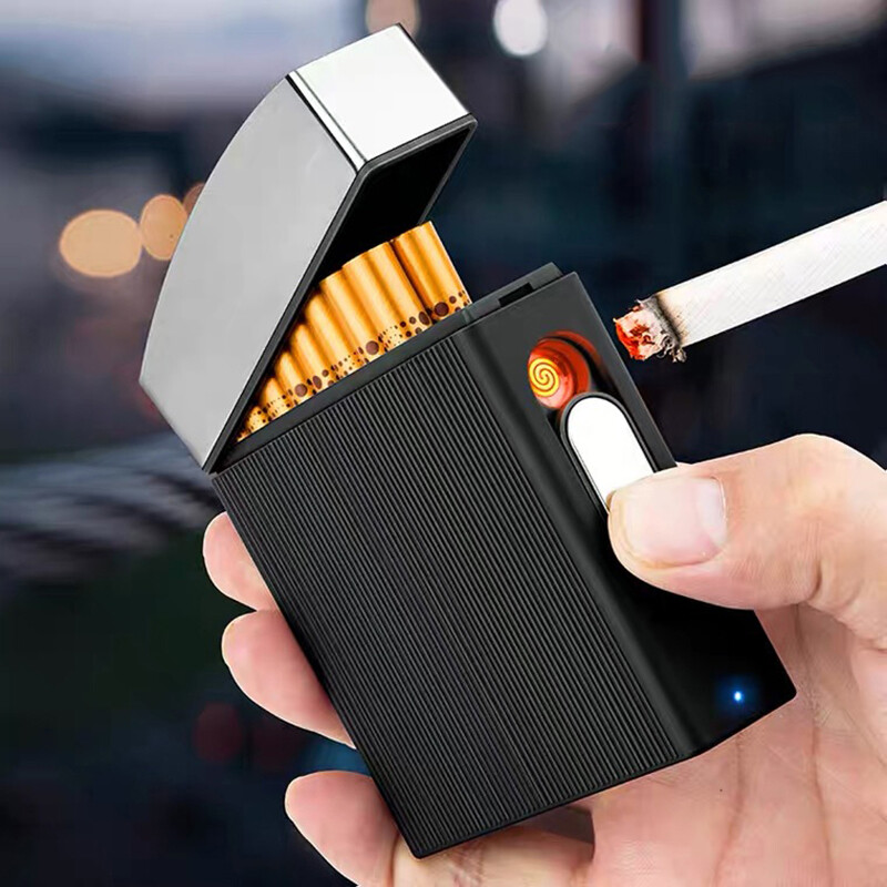 Thin Cigeratte Case Portable Waterproof Storage Box 20 Pack Filp Cover ...