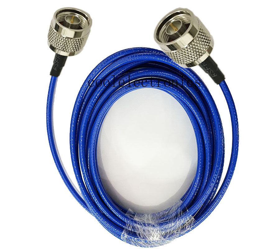 Blue Soft RG142 N Plug Male to N Male RF Crimp Coax Pigtail Connector ...