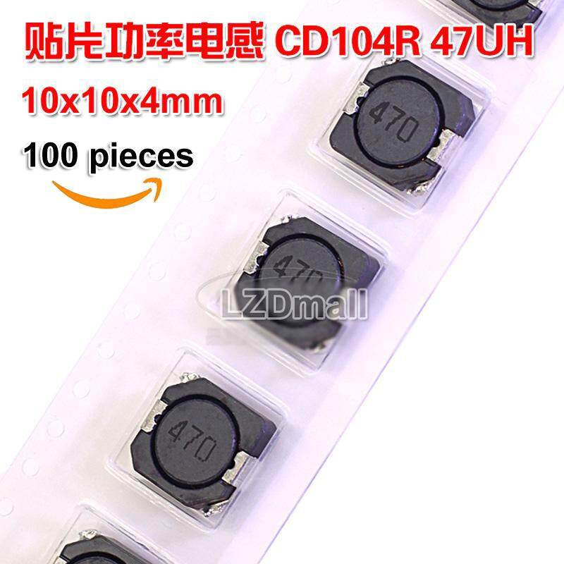 100pcs CDRH104R 47UH 470 CD104 Shielding Inductive Power SMT Inductance ...