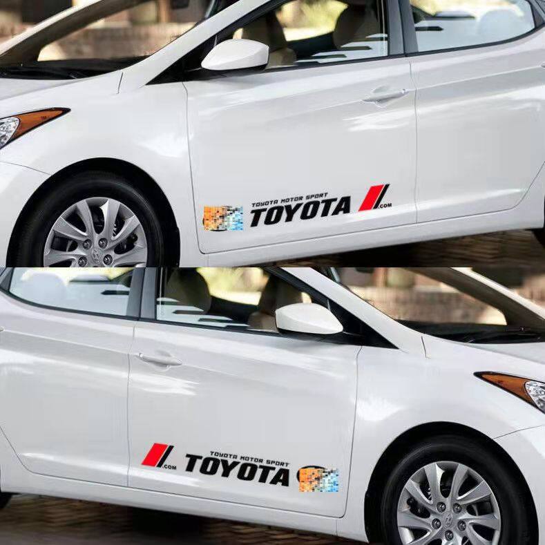 1 Pair Car Body Sticker Auto Badge Decoration Auto DIY Full Auto Body ...