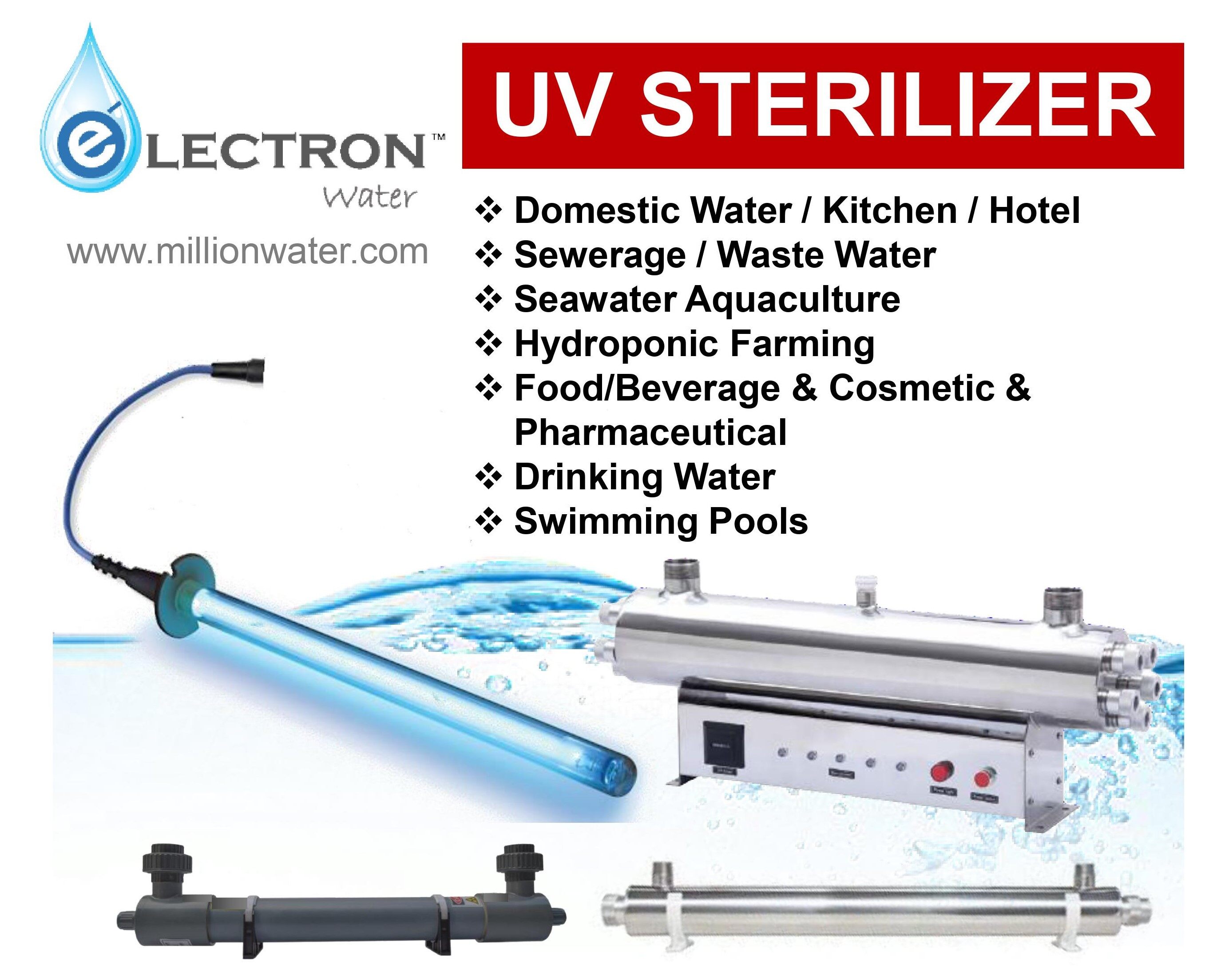 Industrial Ultraviolet (UV) Water Sterilizer for Seawater Aquaculture ...
