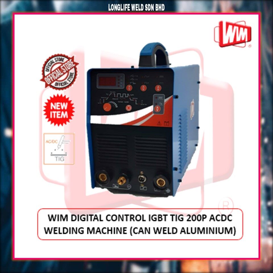 WIM DIGITAL CONTROL IGBT TIG 200P ACDC WELDING MACHINE ( CAN WELD ...