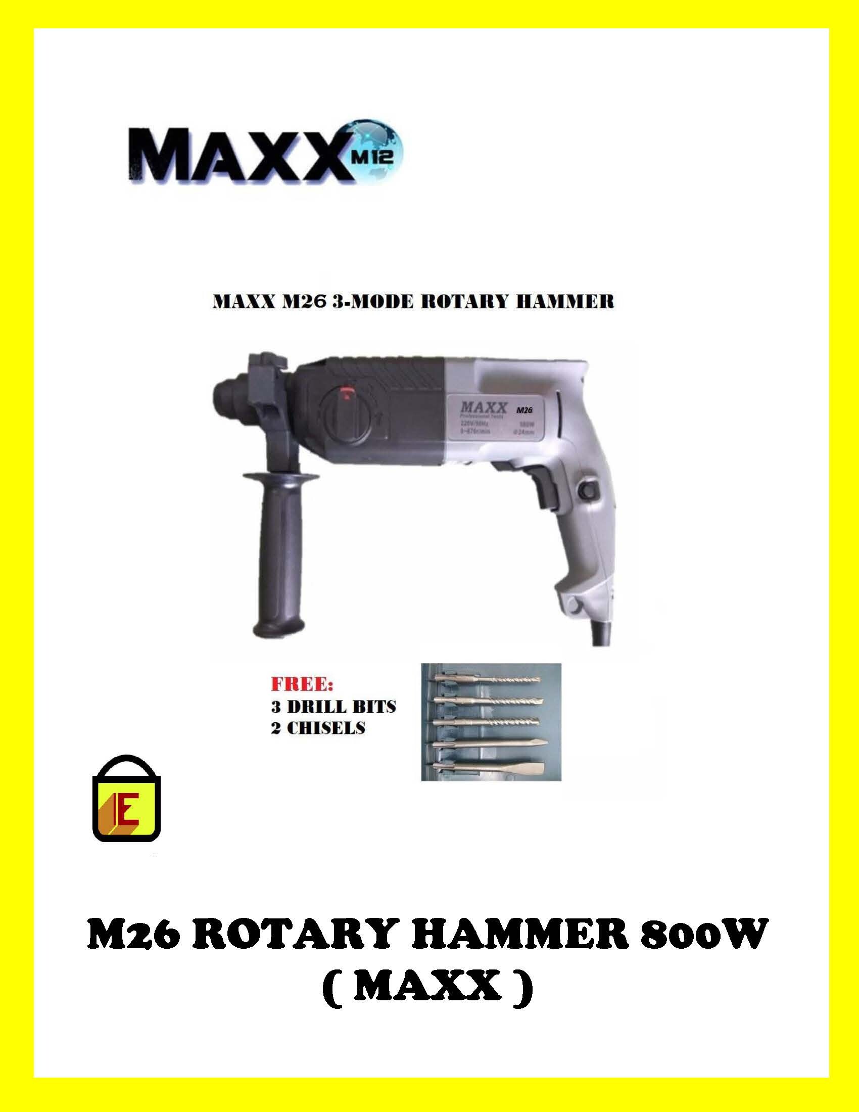 MAXX M26-DRE ROTARY HAMMER 800W | Lazada