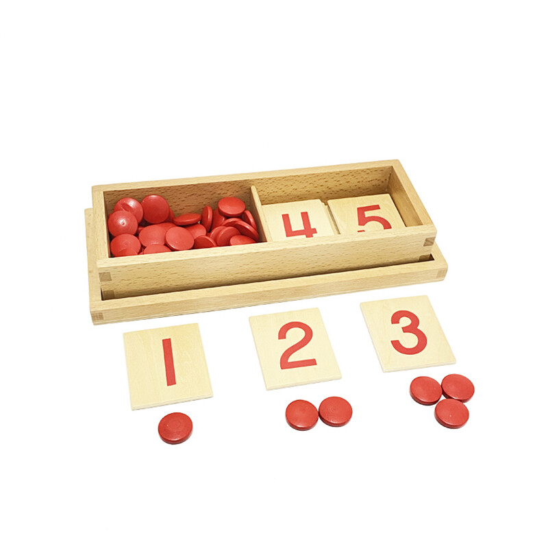 LIQU Montessori Cards and Counters Montessori Mathematics Material ...
