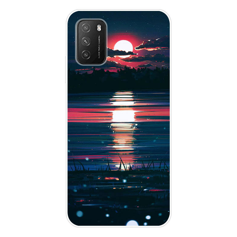 Xiaomi Mi Poco M3เคสซิลิโคน TPU เคสโทรศัพท์ฝาหลัง Xiaomi PocoM3ทาสีปลอก ...
