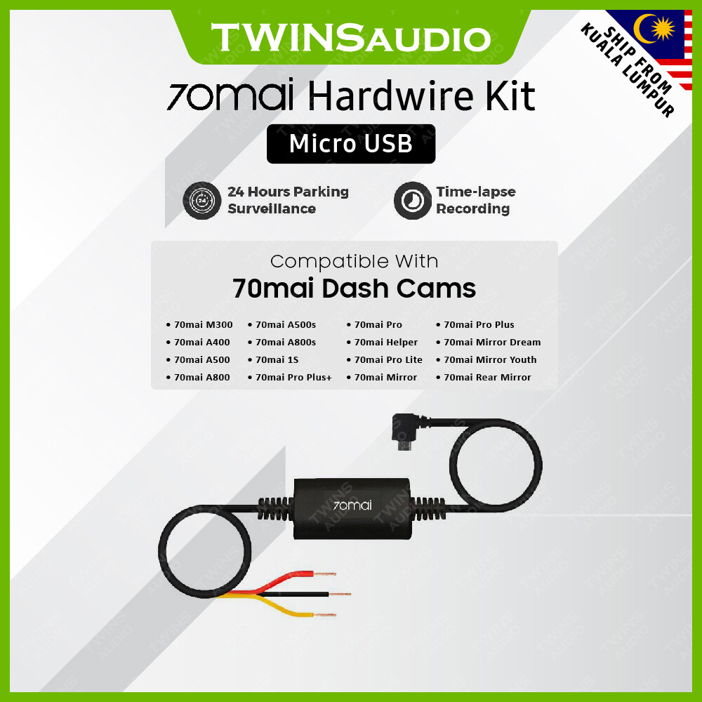 70mai Hardware Kit Hard Wire Fuse Kit Car | Lazada