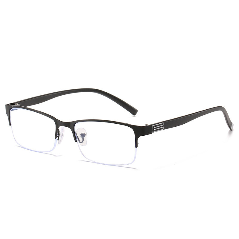 Metal Style Half Rim Square Nearsight Glasses Spectacles Men and Women ...