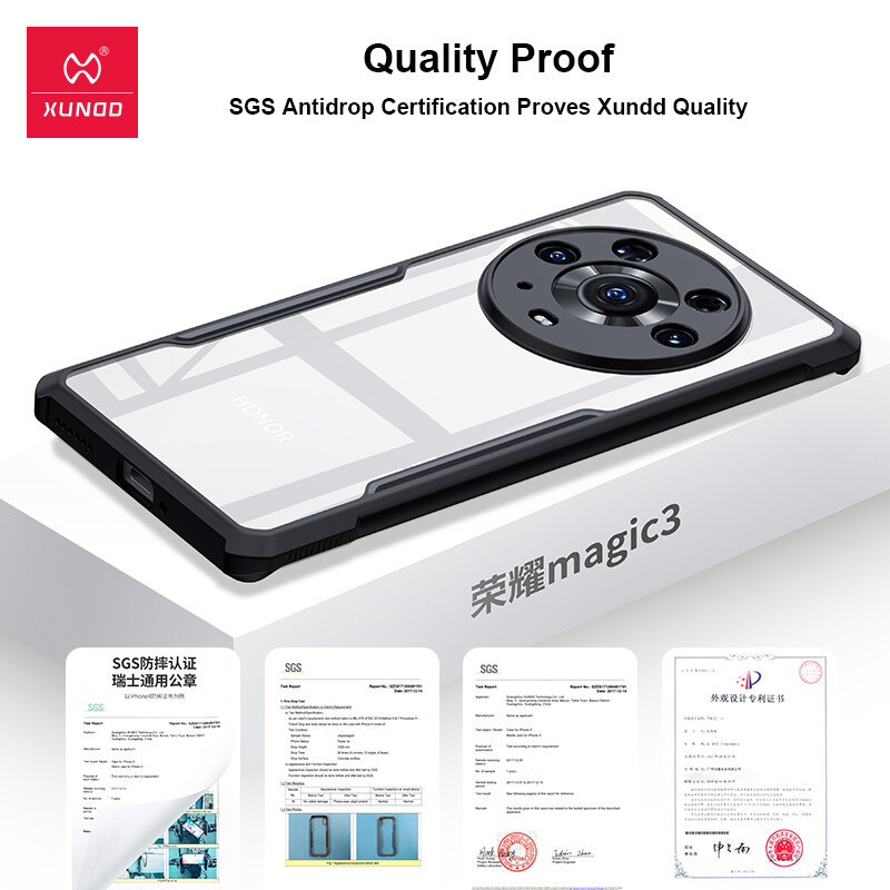 Honor Magic3 Pro Case, Xundd เคสกันกระแทกทึ่คลุมโทรศัพท์ใสสำหรับ Huawei Honor Magic 3 Pro ...
