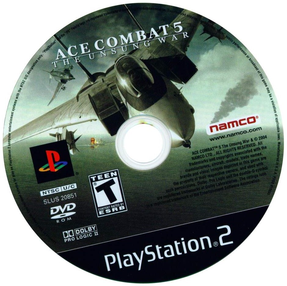 PS2 Ace Combat 5 The Unsung War , Dvd game Playstation 2 | Lazada