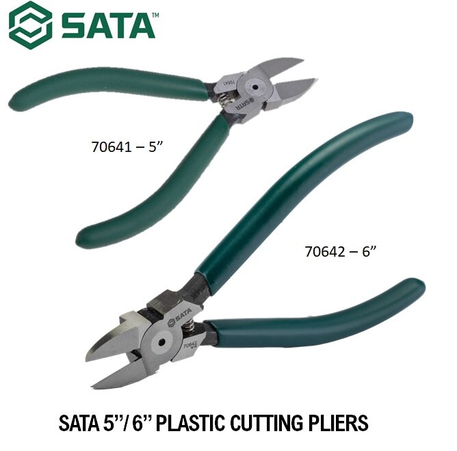 SATA 5 / 6 INCH PLASTIC CUTTING PLIERS | Lazada