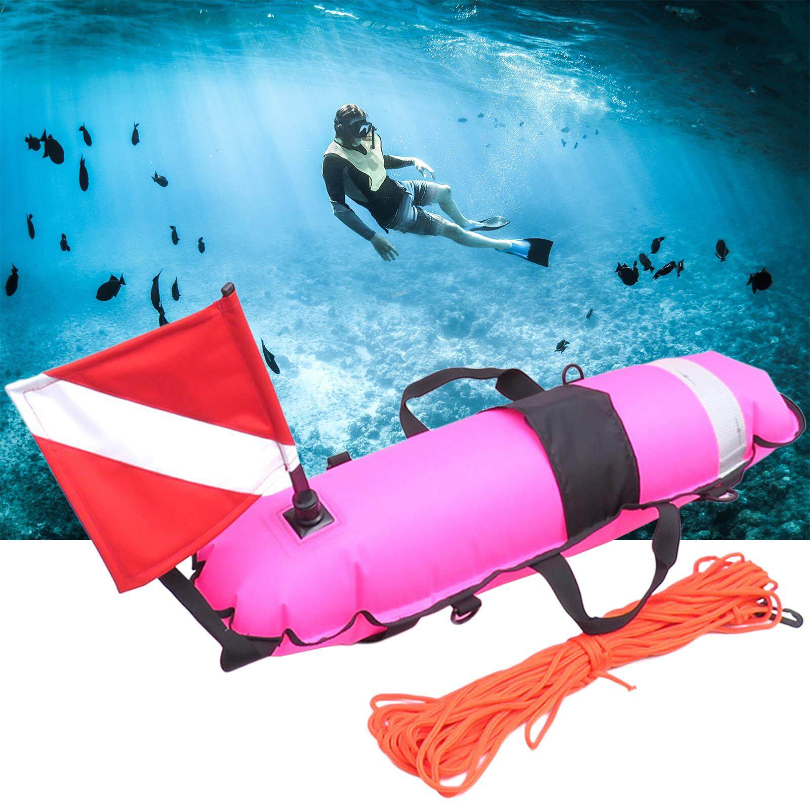 Gommie Freediving Buoy Float with 25M Ropes for Free Diving Spear ...