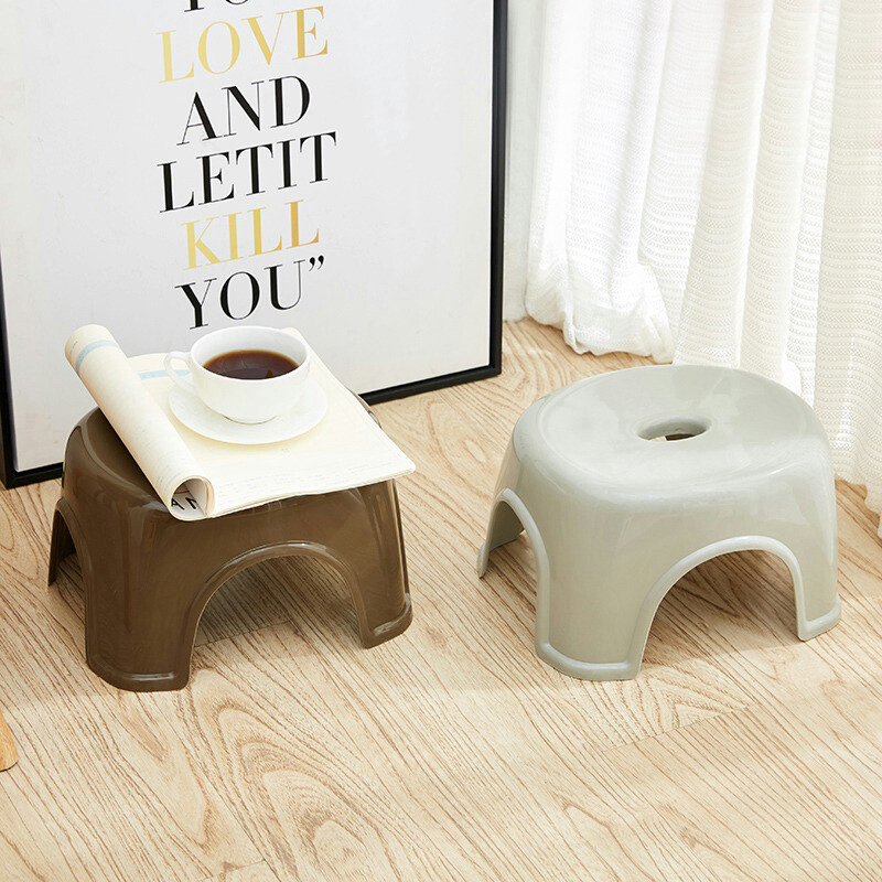Household plastic small bench bathroom low stool thickening small ...
