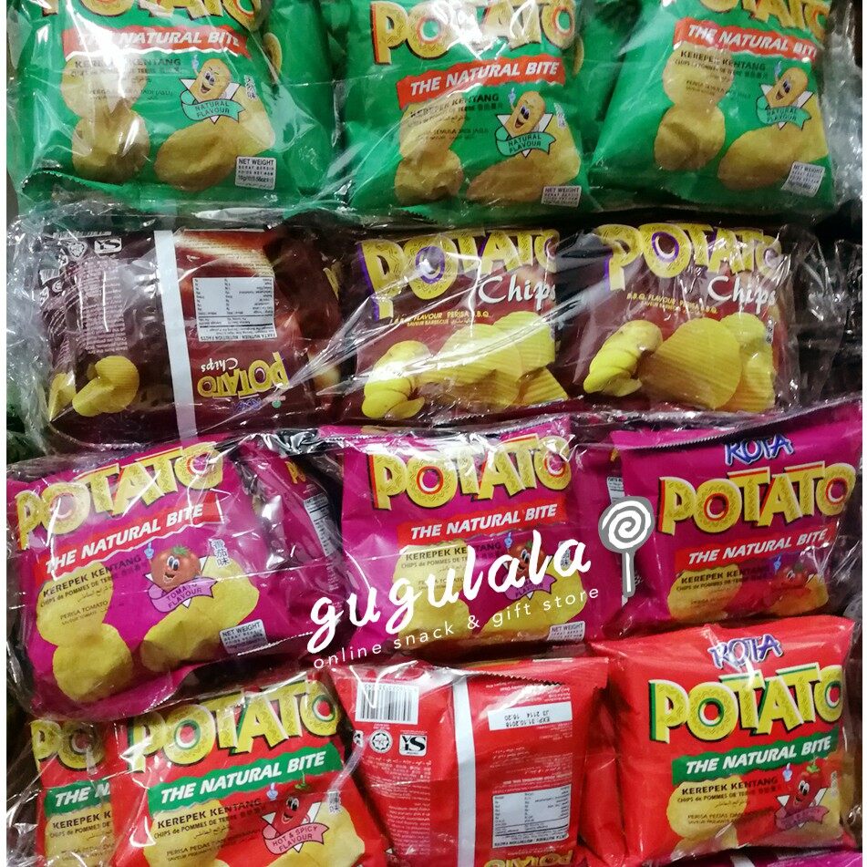 Rota Potato Chips (10 bags x 16g) | Lazada