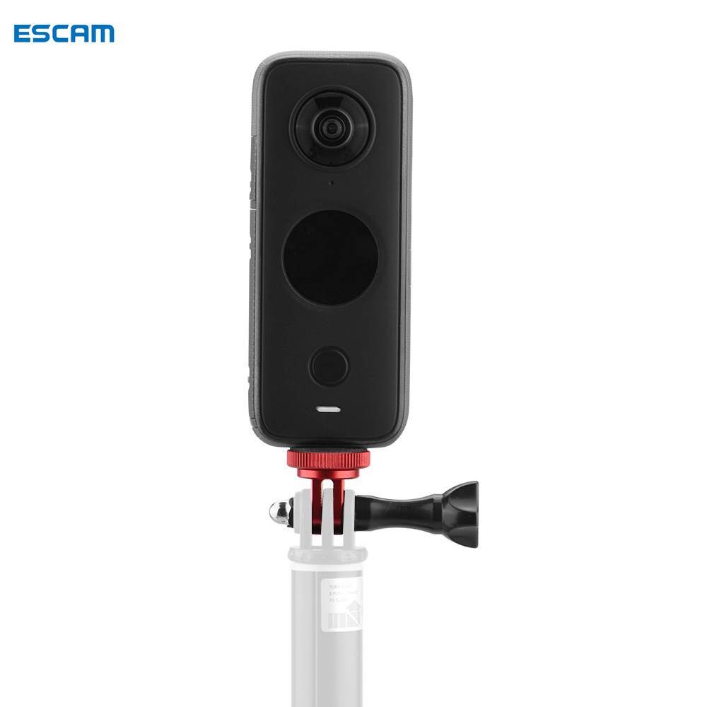 ESCAM กล้องพาโนรามาอะแดปเตอร์หัวแปลง + สรูแบบยาวสำหรับ Insta360 ONE X2 ...