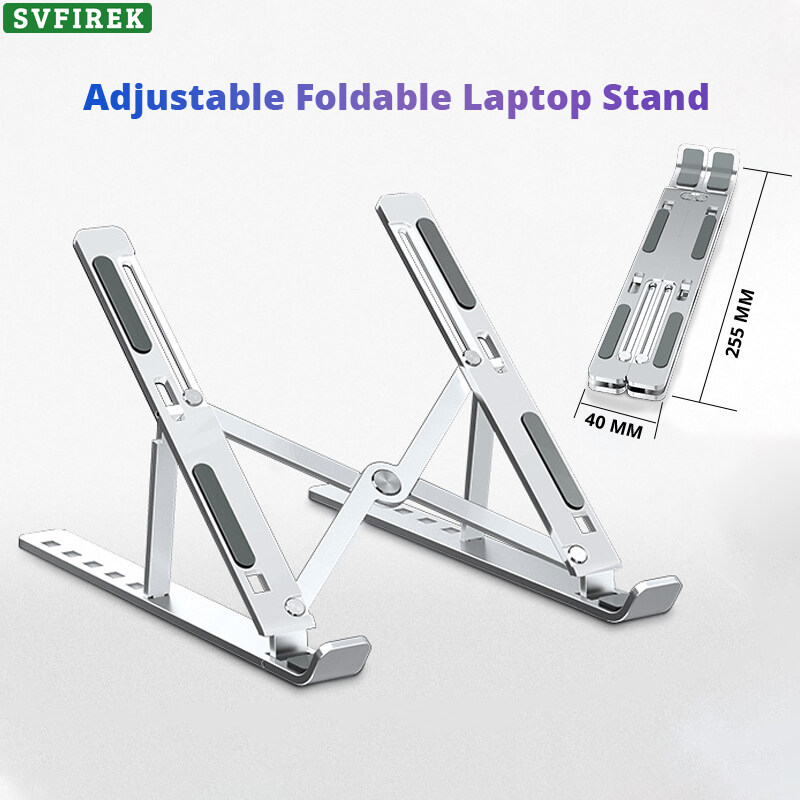 Collapsible Laptop Stand Adjustable Foldable Laptop Holder Non-Slip ...