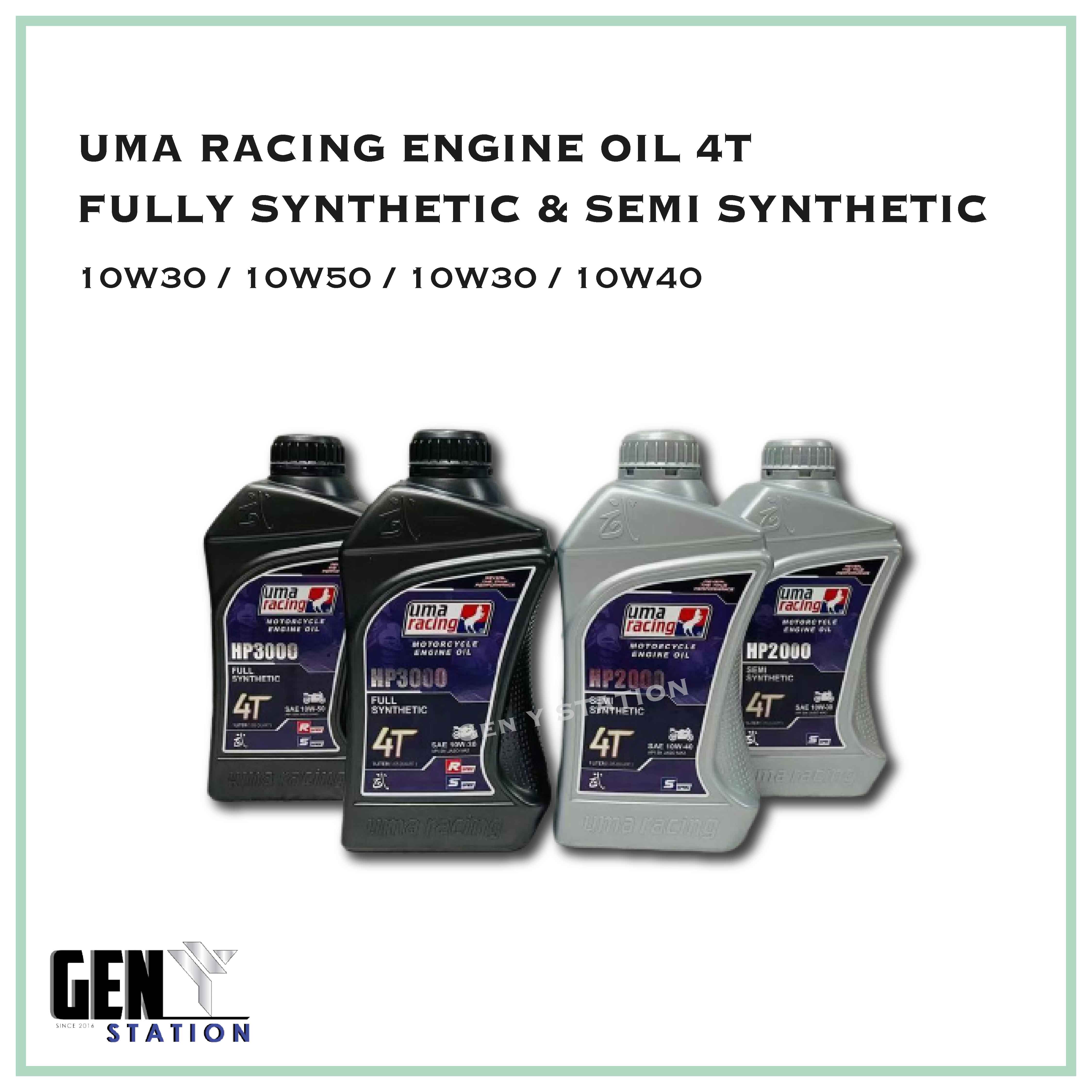 UMA RACING ENGINE OIL 4T FULLY SYNTHETIC & SEMI SYNTHETIC 10W30/10W50 ...