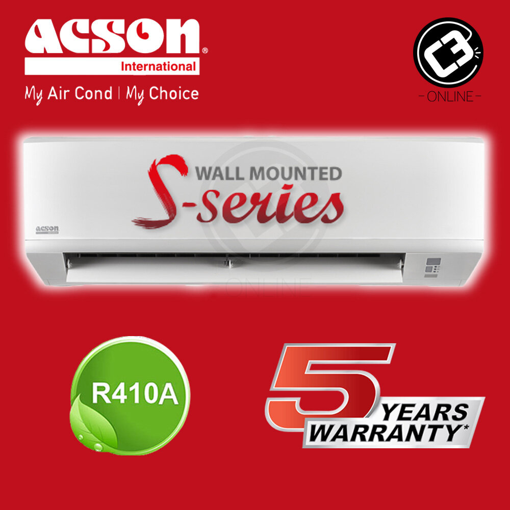 (WEST) Acson 2.5 HP Aircond AVO Series - (A3WM20N/A3LC20F) (R32) | Lazada