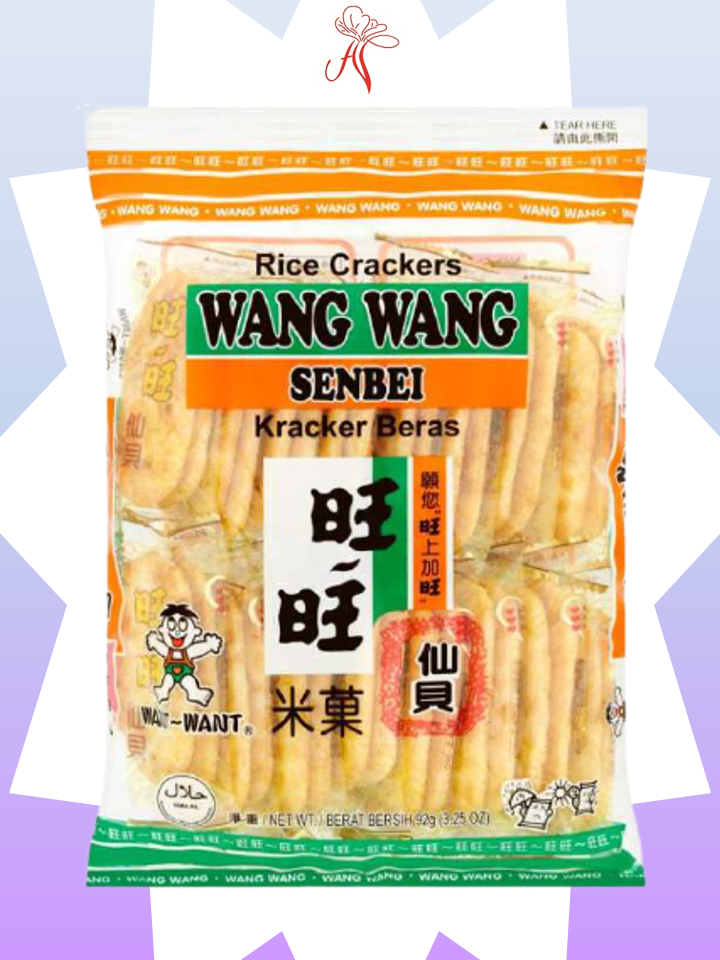Wang Wang Senbei Biskut Beras 92g Rice Crackers Huat Tiong | Lazada