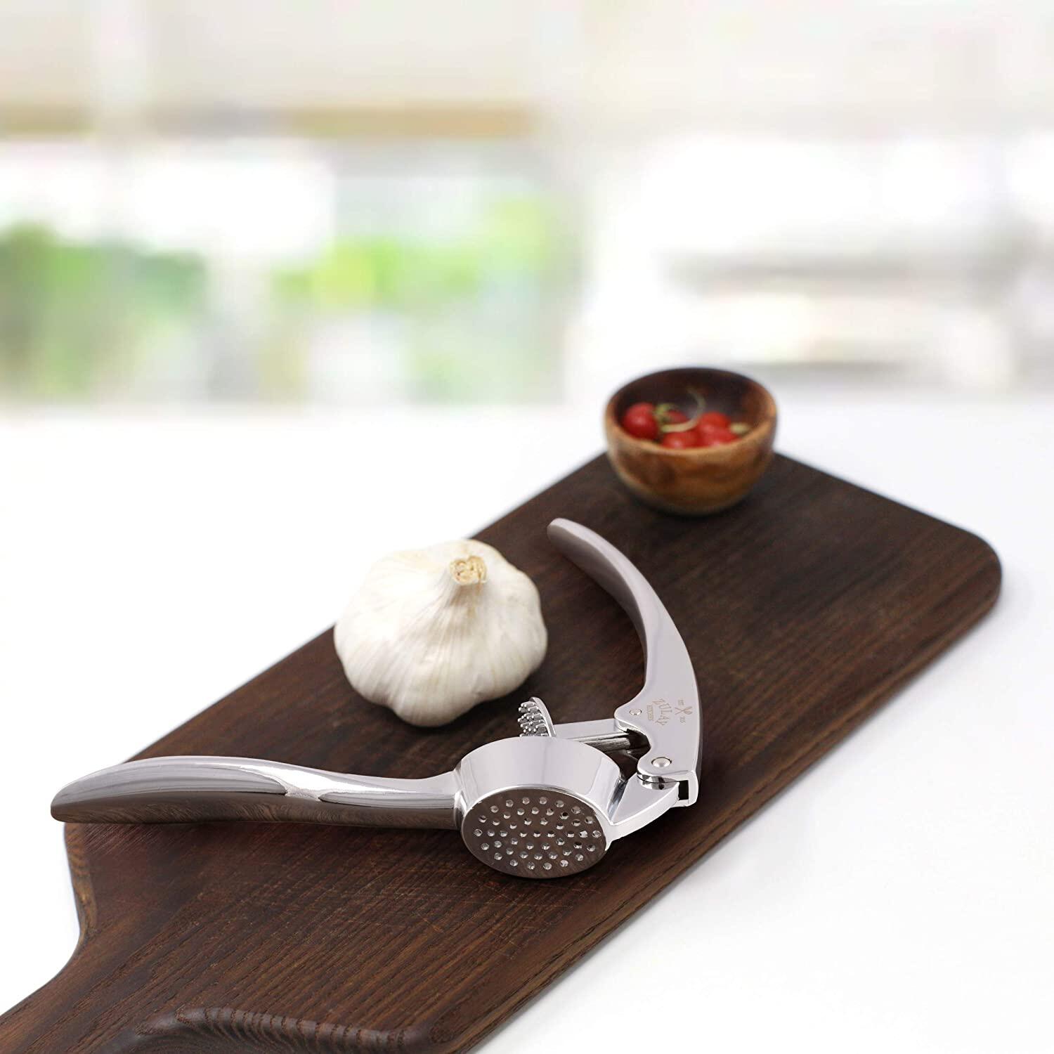Garlic Press Professional Heavy Soft-Handled Crush Press Clove and ...