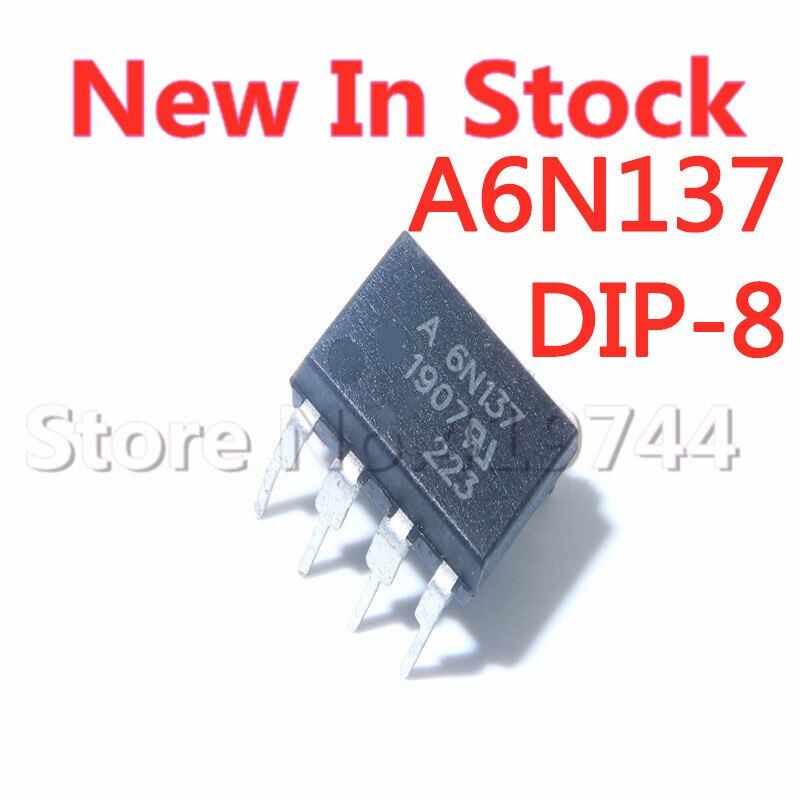 10ชิ้น/ล็อต6N137 A6N137 DIP-8 Optocoupler Isolator Logic เอาต์พุตสต็อกใหม่ IC - lan18147147114 ...