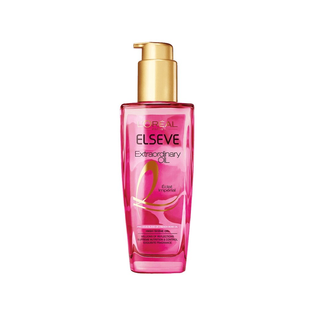 L'Oreal Elseve Extraordinary Hair Oil Gold/Oily Pink Dry High Shine ...