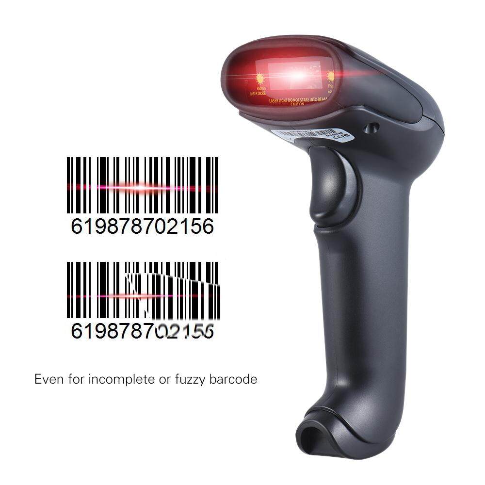 2.4G Wireless Handheld Barcode Bar Code Scanner Reader with Receiver ...