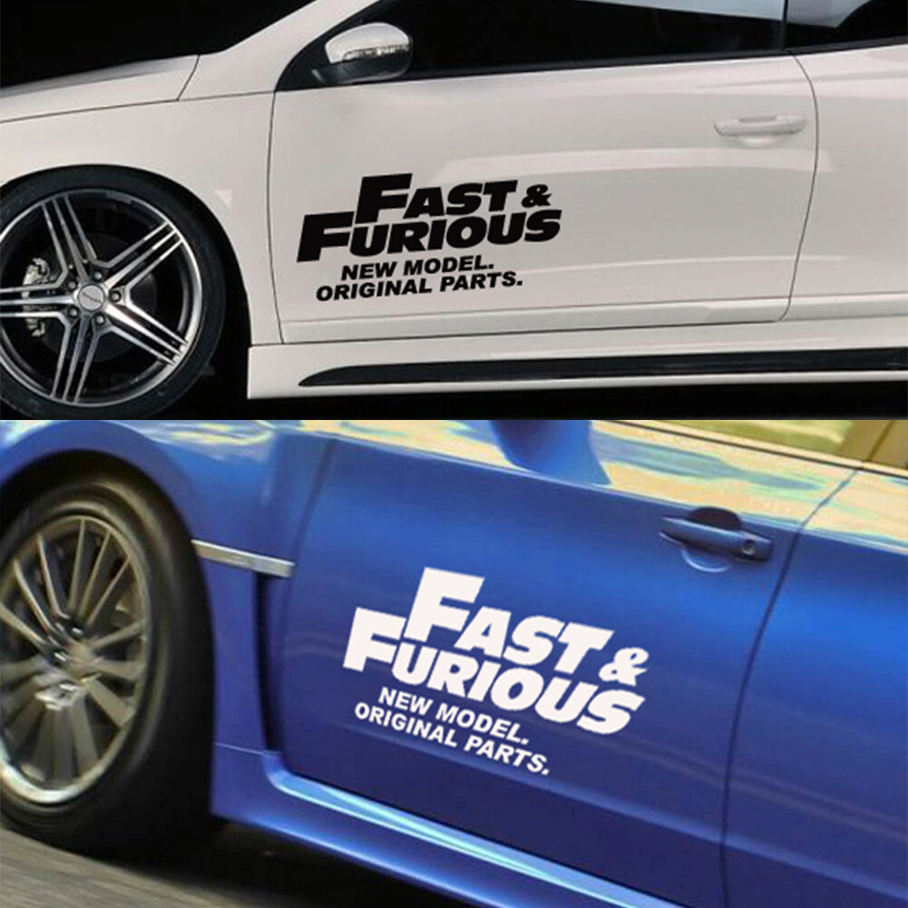 【ready】Fast Furious Car-Styling Truck Body Window Decals Reflective ...