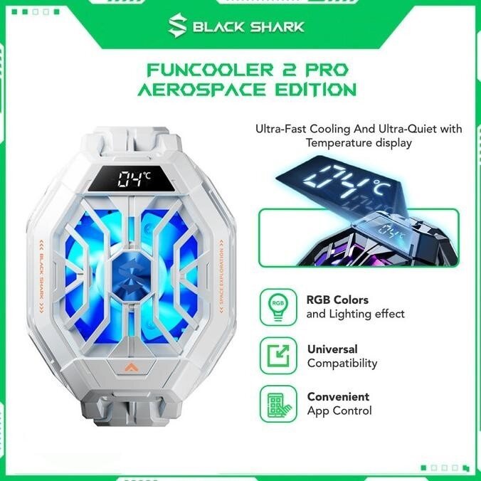 MYSET Black Shark FunCooler 2 Pro Aerospace Edition Thermoelectric ...