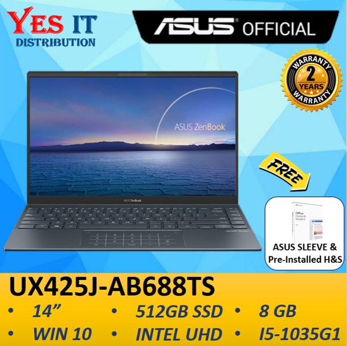 Asus ZenBook 14 UX425JA Price in Malaysia & Specs - RM3630 | TechNave