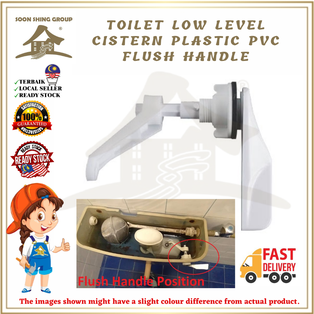 Toilet Low Level Cistern Plastic PVC Flush Handle | Lazada